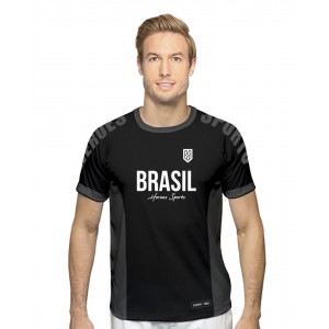 CAMISA DRY FIT MASCULINO BRASIL BLACK