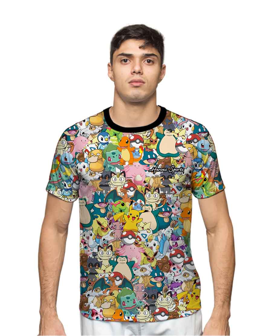 CAMISA DRY FIT MASCULINO POKÉMON