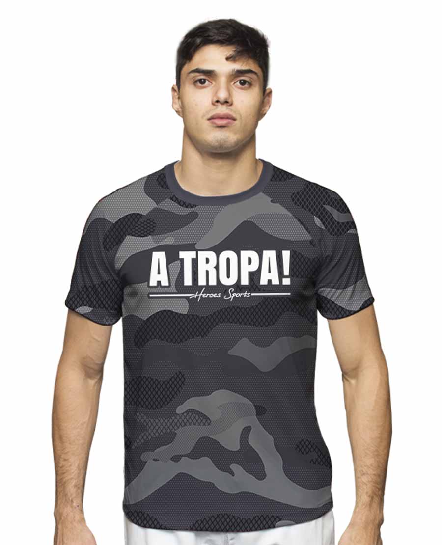 CAMISA DRY FIT MASCULINO A TROPA