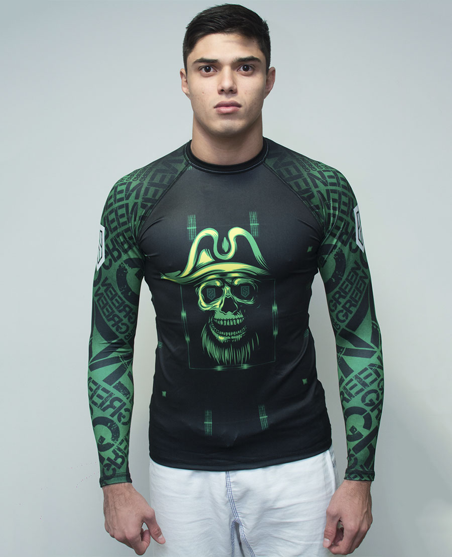 RASHGUARD INFANTIL PIRATE SKULL