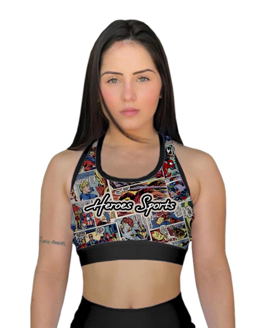 TOP FITNESS COMICS FEMININO